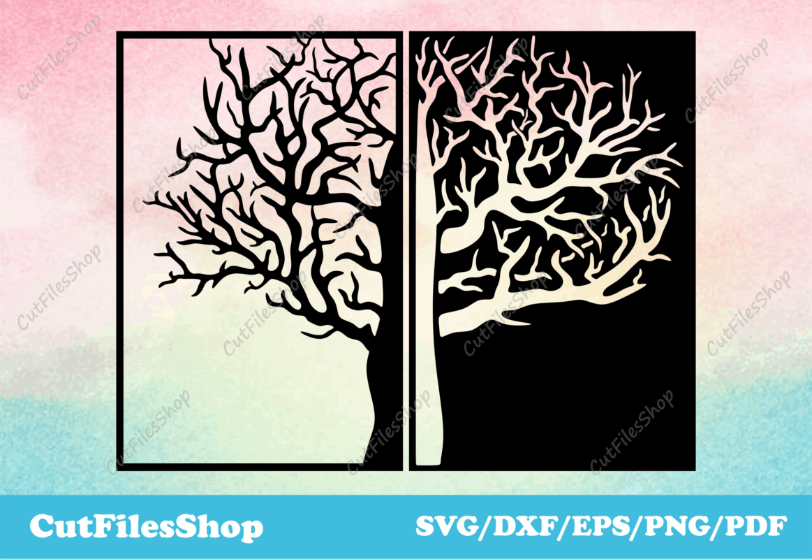 Tree of life dxf file, tree dxf files, dxf wall panels, svg vector for ...
