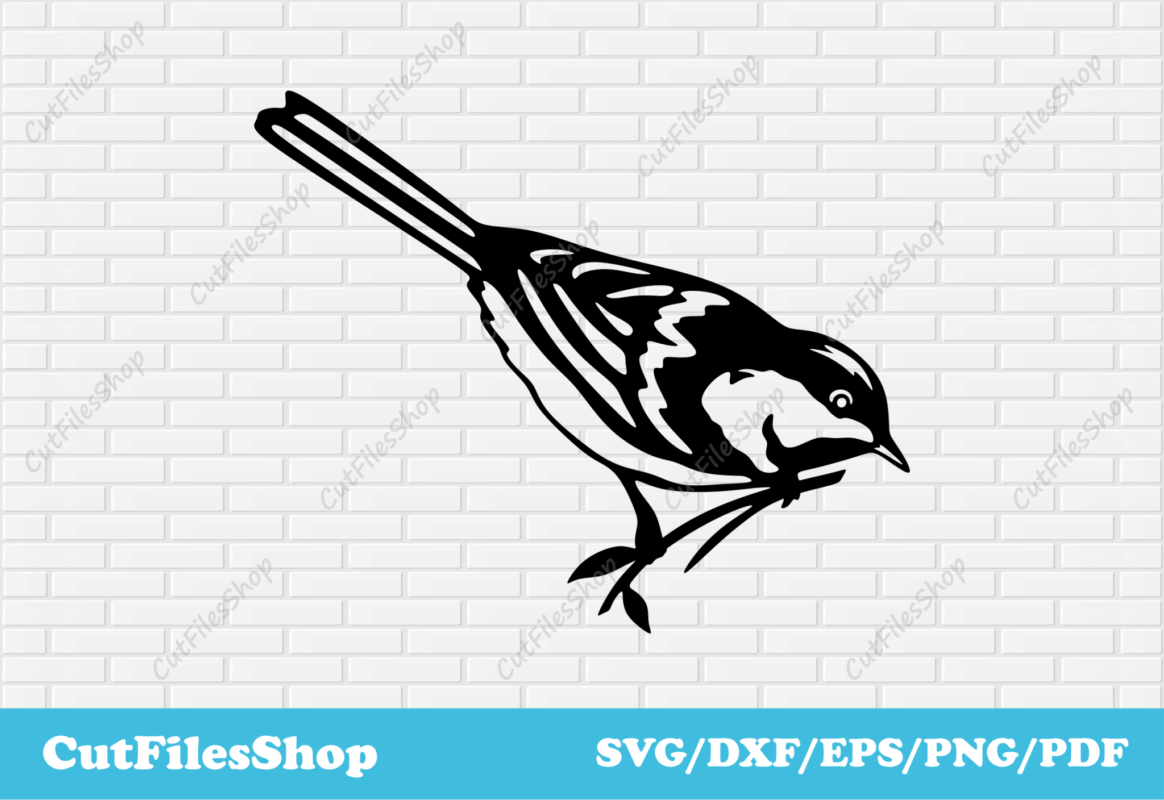 Bird dxf for CNC laser cutting, Svg for cricut, stickers making, svg ...